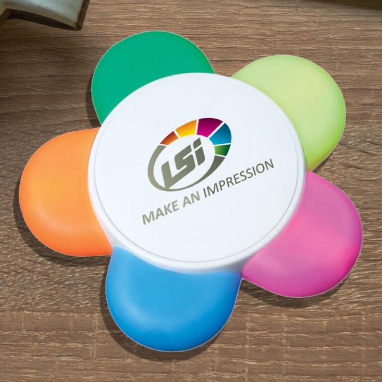 Flower Highlighter - Personalised Notebook