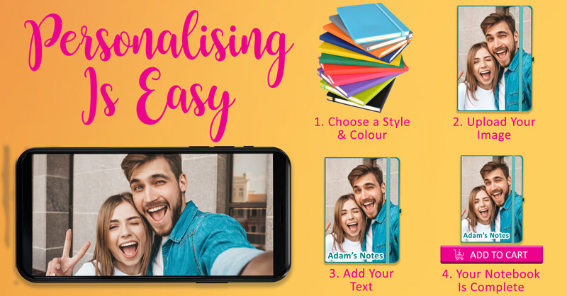 Design Your Own Notebook Personalised Notebook
